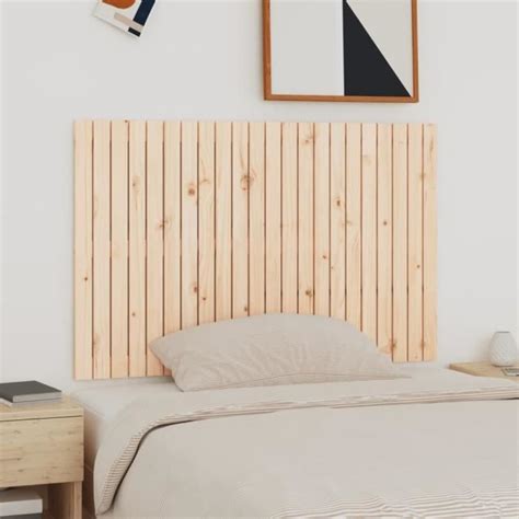 Bib Tête De Lit Murale 140x3x90 Cm Bois Massif De Pin Haute Qualité