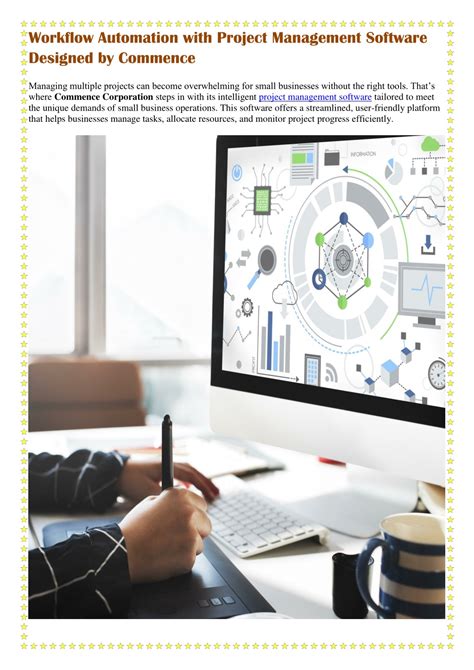 Ppt Workflow Automation With Project Management Software Designed By Commence Powerpoint