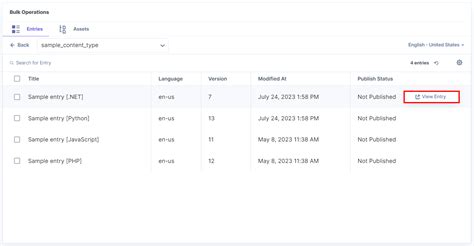 Bulk Operations App Installation Guide Contentstack