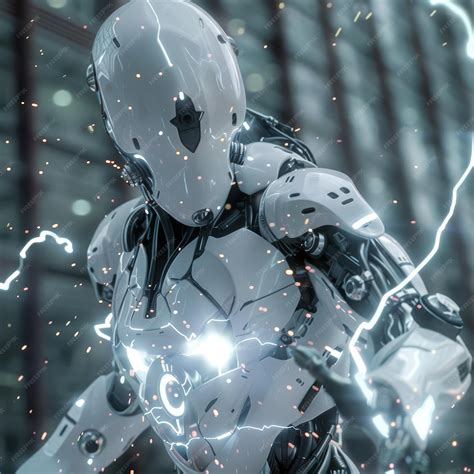 premium photo robot humanoid on abstract background 3d rendering robot humanoid concept