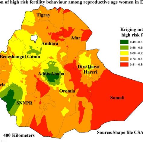 Kriging Interpolation Of High Risk Fertility Behavior Among