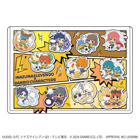 イナズマイレブンgo×サンリオキャラクターズ｜キャラクリアケース「イナズマイレブンgo×サンリオキャラクターズ」02集合デザインミニキャラ