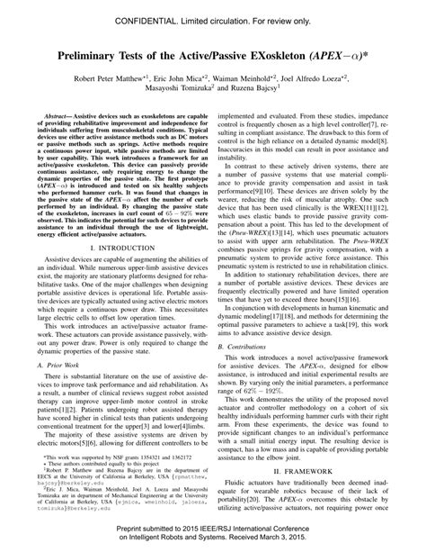 Pdf Introduction And Initial Exploration Of An Active Passive Exoskeleton Framework For