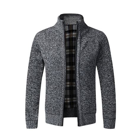 Hfyihgf Mens Shawl Collar Cardigans Sweaters Winter Casual Slim Fit