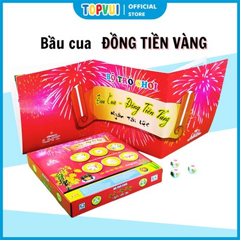 Bộ bầu cua cao cấp đồng tiền vàng LIÊN HIỆP THÀNH Bàn lớn dày chống nước hột xúc xắc loại xịn
