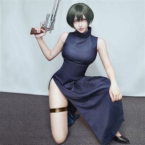 Jujutsu Kaisen Sorcery Fight Mai Zenin Halloween Cosplay Costume In 2022 Halloween Cosplay
