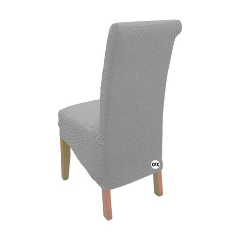 Mid Grey Diagonal Texture Chair Cover L Chairfx Chair Covers