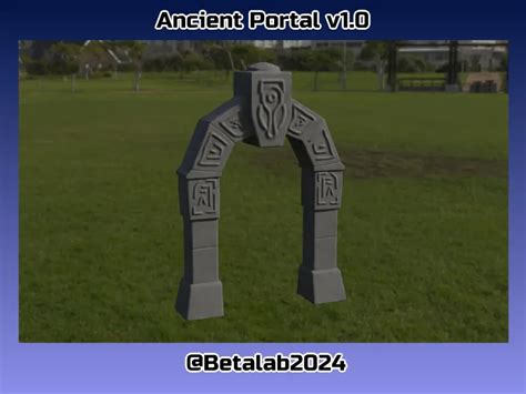 Ancient Portal V1 0 By Betalab3d Makerworld