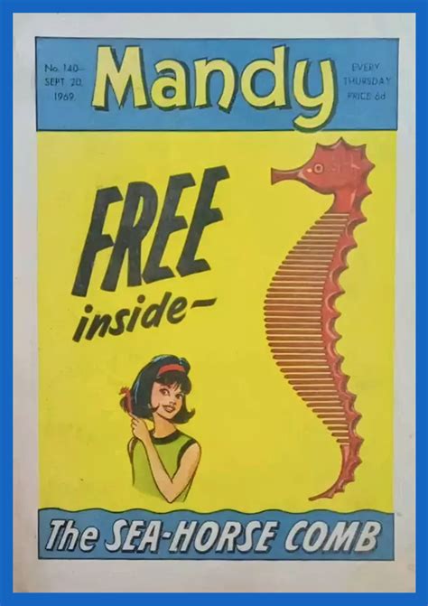Mandy Comic 140 20th Sept 1969 Mandy Comic Year 1969 Mandy Comic British Comics