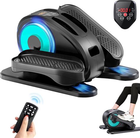 Under Desk Elliptical Electric Foot Pedal Exerciser Fully Assembled