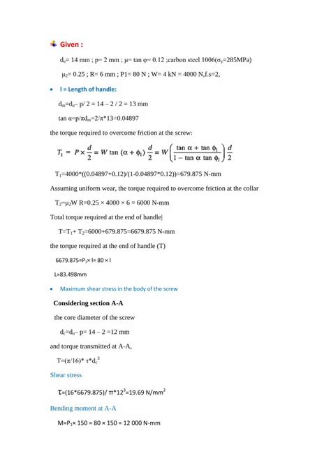 Pdf Calculation Of Lab Design C Clamp Dokumen Tips