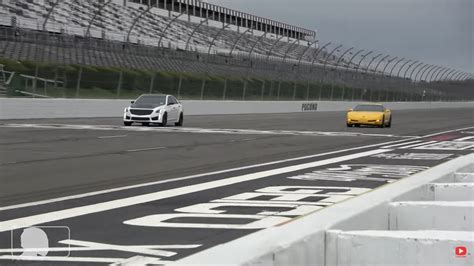 Cadillac Cts V Races Corvette Camaro Hellcat Bmw Somebody Refuses