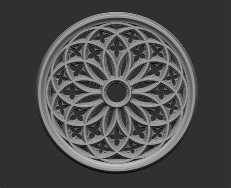 Gothic Tracery 3 3d Model 3d Printable Cgtrader