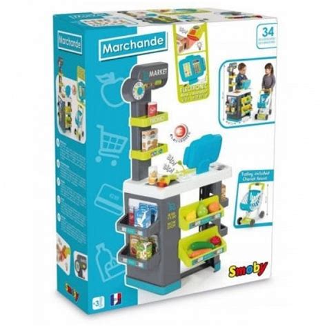 Игровой набор Smoby Интерактивный супермаркет City Market с тележкой ...