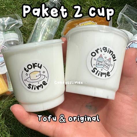Jual PAKET TOFU ORIGINAL SLIME SET MURAH SLIME ACTIVATOR SLIME KIT Shopee Indonesia