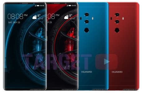 Huawei Mate 10 Pro Renders Show The Bezel Less Front The Leica Dual Cam On The Back GSMArena
