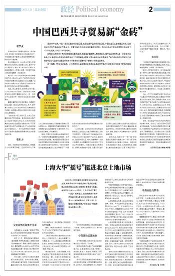 中国巴西共寻贸易新“金砖”北京商报