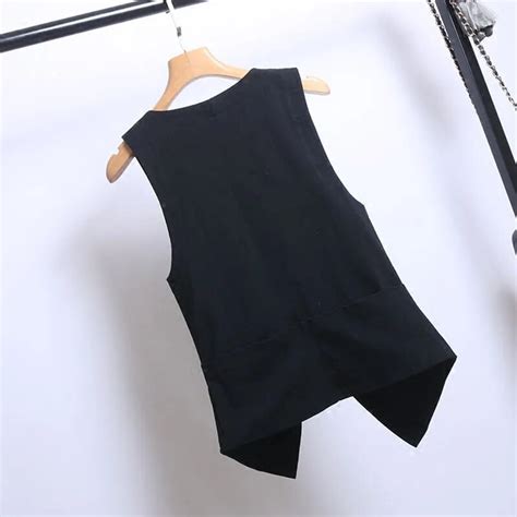 Badu Gr Γιλέκο Γιλέκο Γυναικείο Ανοιξιάτικο Φθινοπωρινό Αμάνικο Γυναικεία Γιλέκα Παλτό