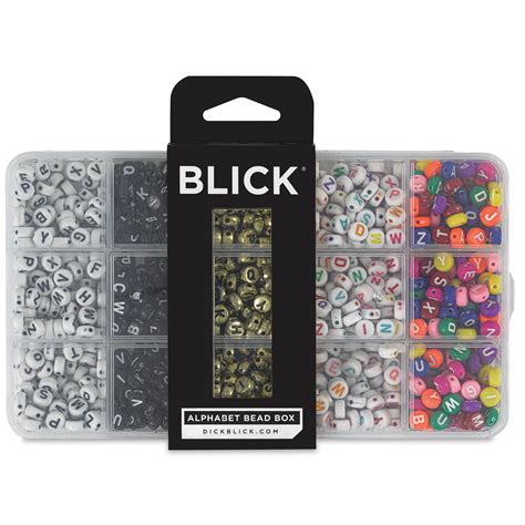 Blick Alphabet Bead Box Blick Art Materials