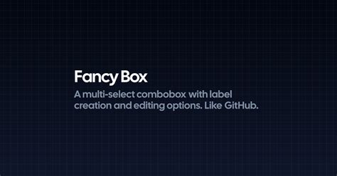 Fancy Box