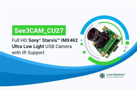 See3CAM CU27 Ultra Low Light USB Camera Sony Starvis IMX462