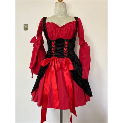 ชุดแฟนซี ชุดคอสเพลย์ผู้ใหญ่ ชุดโจรสลัดแดง50 Shopee Thailand