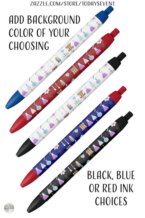 Chemistry Science Laboratory Black Ink Pen Zazzle