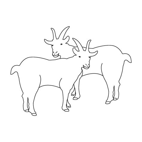 Goat Icon Design Vector Art At Vecteezy