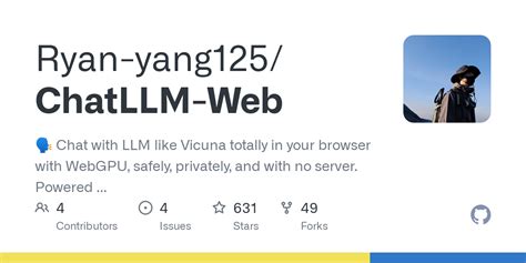 Github Ryan Yang Chatllm Web Chat With Llm Like Vicuna Totally