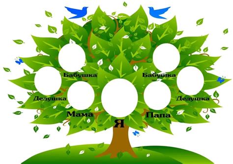 Родословное дерево семьи 35 шаблонов