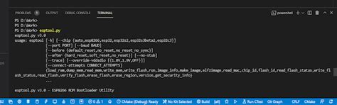 Visualstudio Code Esptool Py Amos S Memo