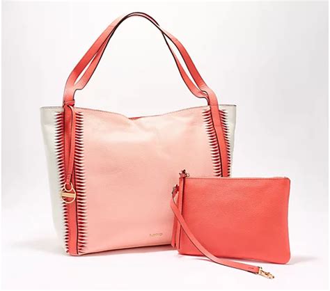 Lodis Texas Leather Erika Tote With Pouch Accessory