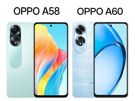 5 Perbedaan Smartphone OPPO A58 Dan OPPO A60