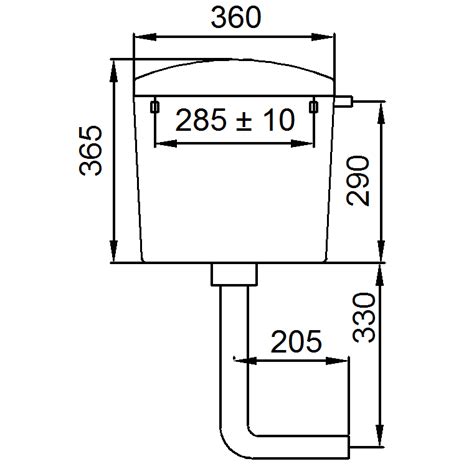 Тоалетно казанче Санитапласт КТП 3 пластмасово Лазур Emag Bg