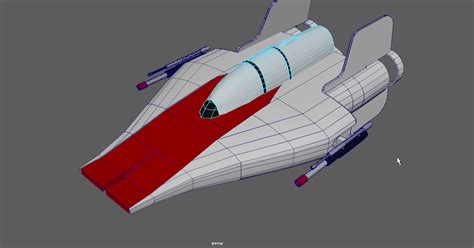 3d Modelling And Animation Martin Howard Assignment Models A Wing