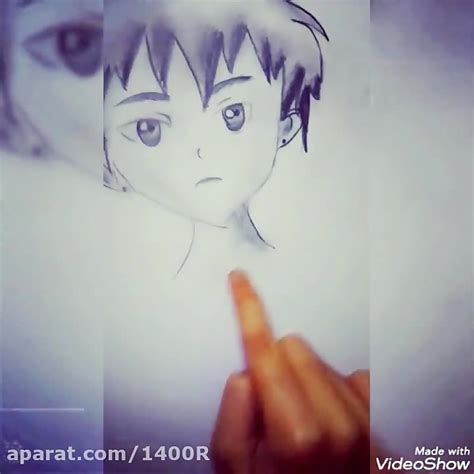 نقاشی پسر کارتونی