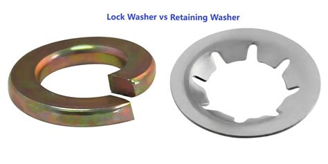 Differences Between Lock Washers And Retaining Washers Keneng