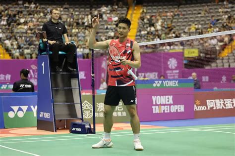羽球》45分鐘直落二復仇勝去年亞運金牌 周天成挺進中國賽男單16強