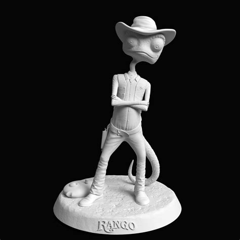 🦎 Rango・ Stl File For ・cults