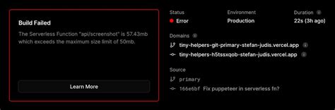 How To Use Headless Chrome In Serverless Functions With A 50mb Limit Stefan Judis Web Development