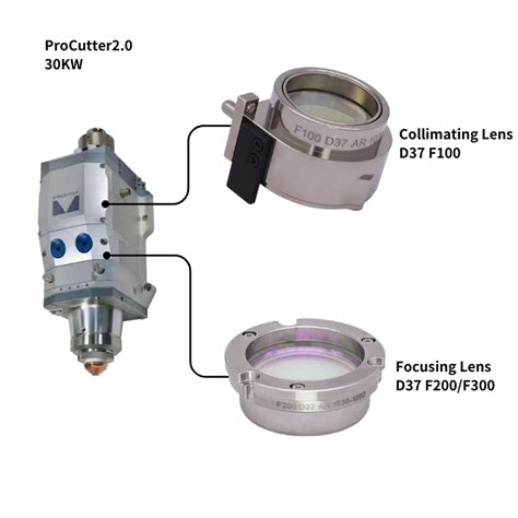 Laser Collimating Lens Focusing Lens Assembly For Precitec Procutter20