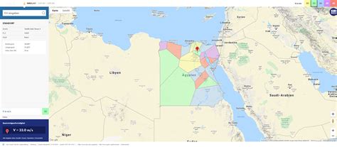 Basic Wind Velocity For Egypt According To Ecp‑201 2012