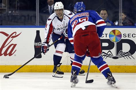 New York Rangers Vs Cup Contenders Washington Capitals