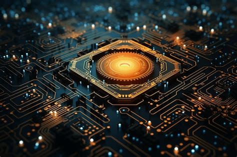 Premium Photo Artificial Intelligence Circuitry Pattern In Techn 00074 03