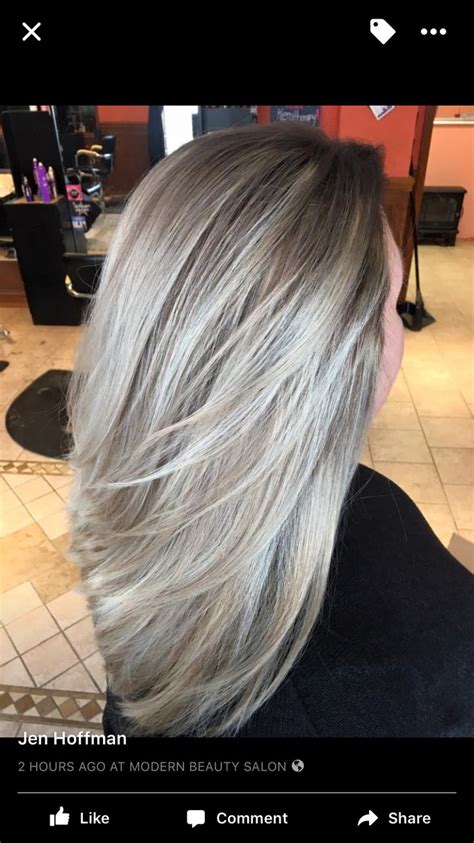 Shadow Root Blonde Bayalage Ashy Blonde Low Lights Hair