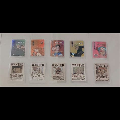 Jual Chatime X One Piece Komplit 10 Kartu Luffy Zoro Sanji Nami