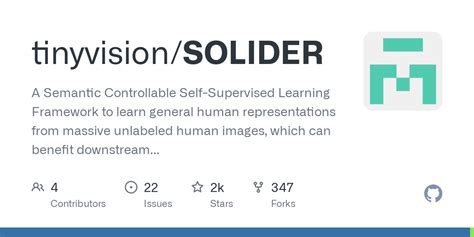 Github Tinyvisionsolider A Semantic Controllable Self Supervised Learning Framework To Learn