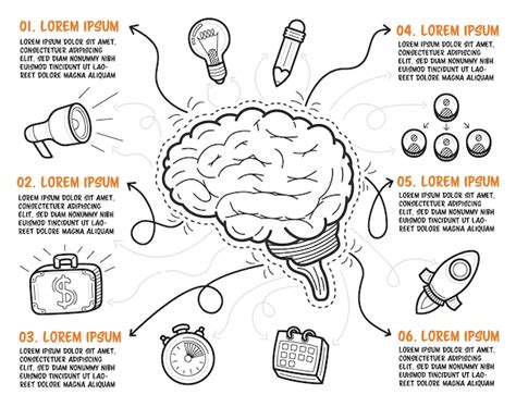 Premium Vector Hand Drawn Infographic Four Steps With Text Boxes Can Be Used For Timeline