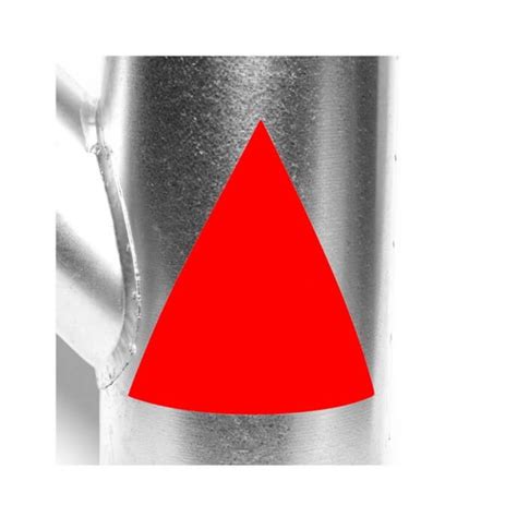 Self Adhesive Ductwork Identification Triangles Duct Label