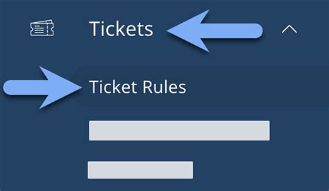 Setting Up Ticket Rules Backup Radar